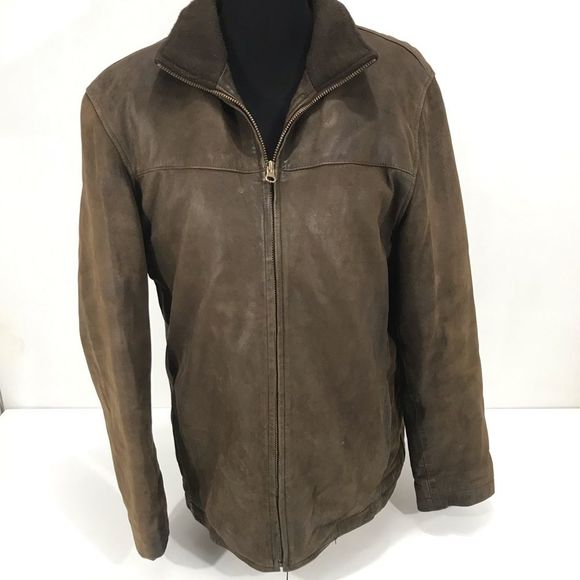 Jackets & Coats | Structure Leather Jacket Brown Medium | Poshmark